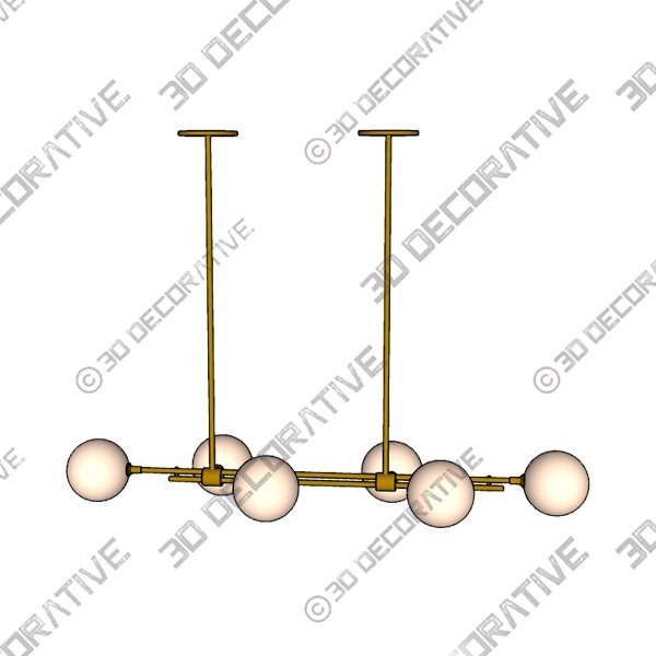 TRILOGY HORIZONTAL PENDANT | 3D DECORATIVE