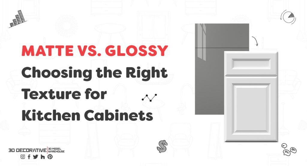 Matte vs. Glossy Kitchen Cabinets : Choosing the Right Texture in 2024