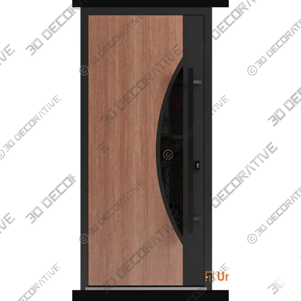 Asymmetric Steel Door | Ronex Style 1077